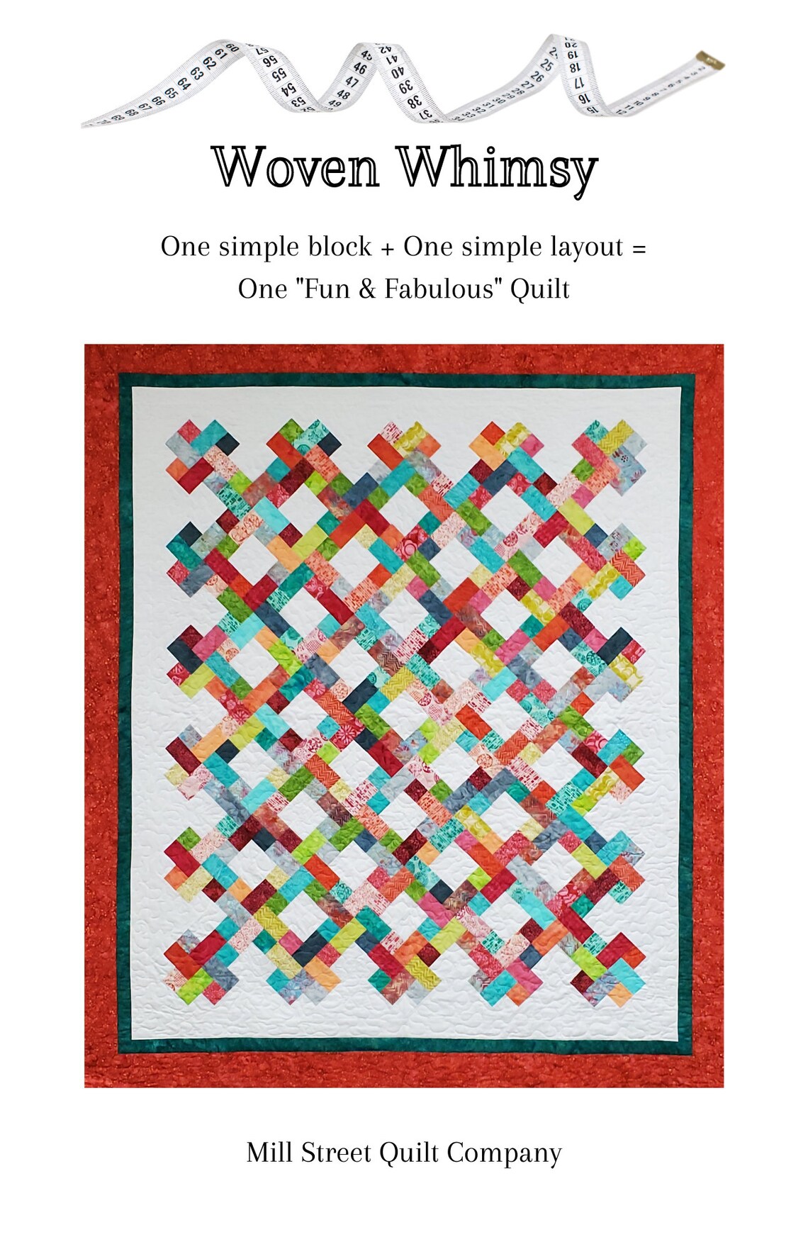 Woven Whimsy Quilt Pattern - Etsy