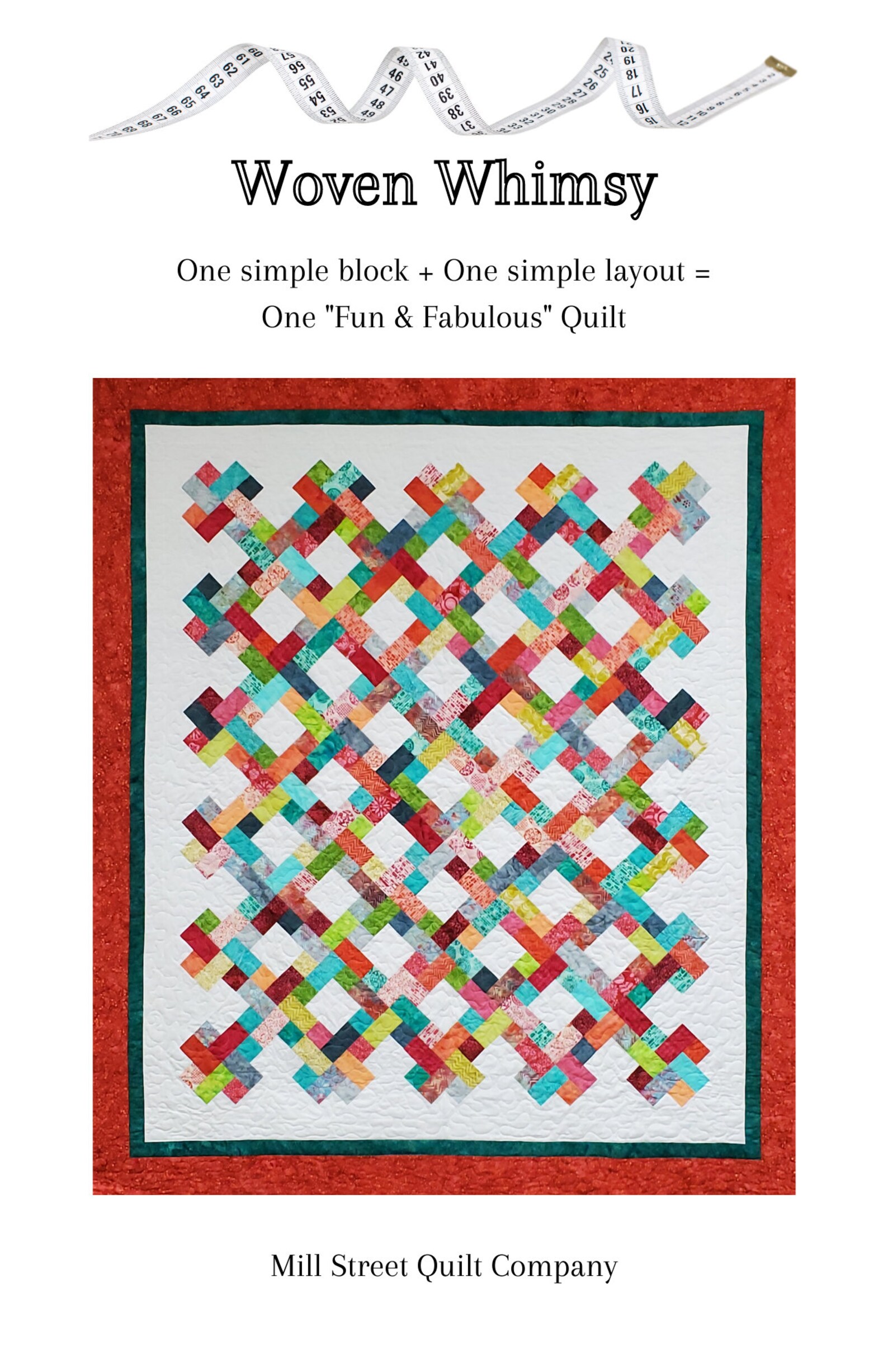 Woven Whimsy Quilt Pattern - Etsy