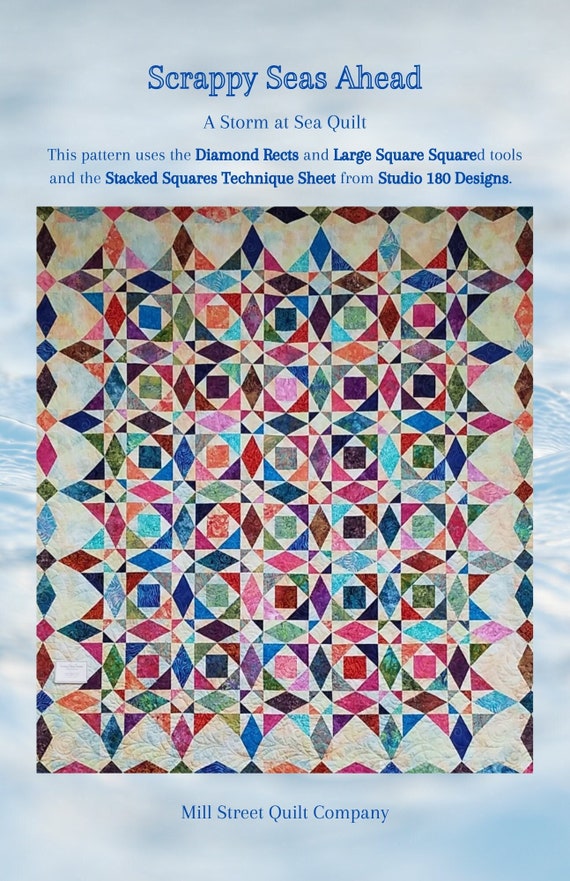 Scrappy Seas Ahead A Storm at Sea Quilt Pattern - Etsy
