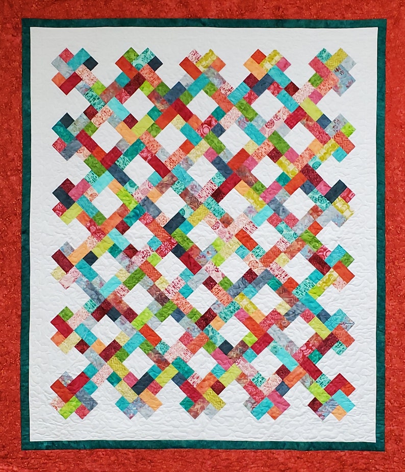 Woven Whimsy Quilt Pattern - Etsy