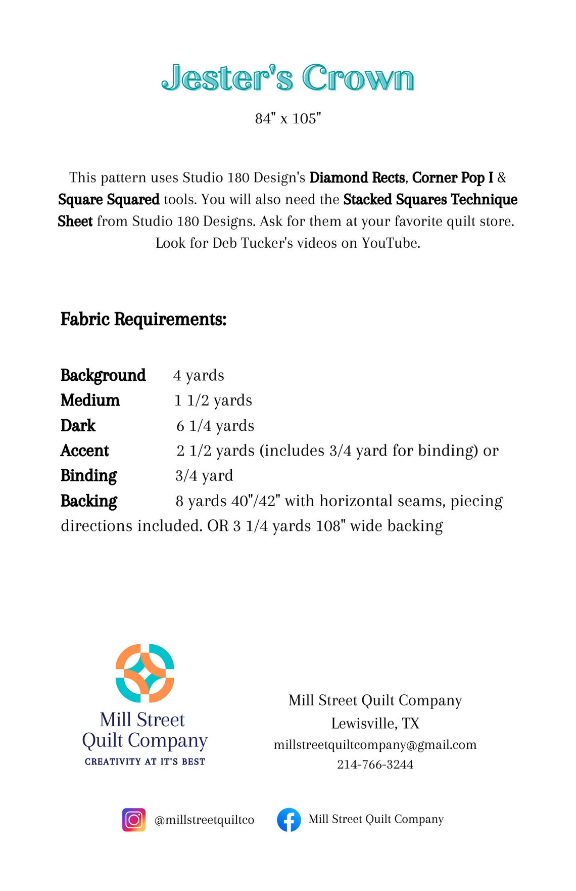 Jester's Crown Quilt Pattern - Etsy