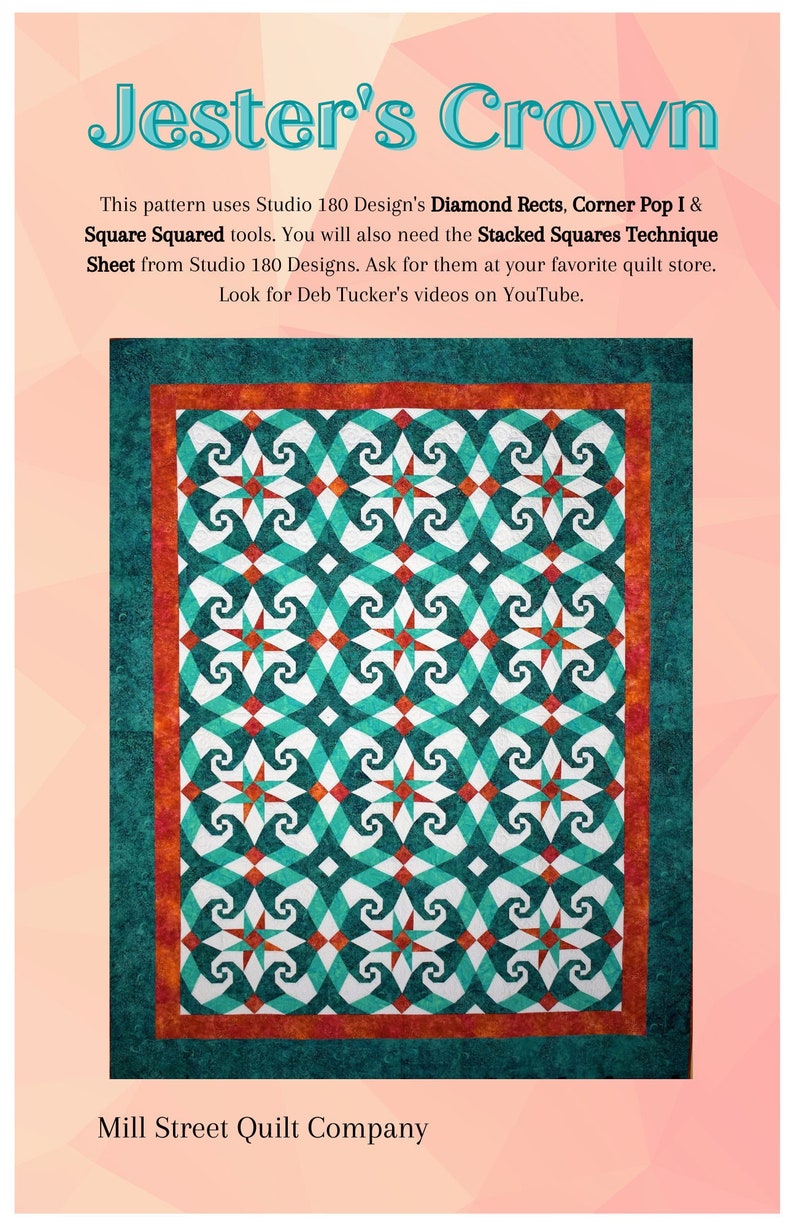 Jester's Crown Quilt Pattern - Etsy