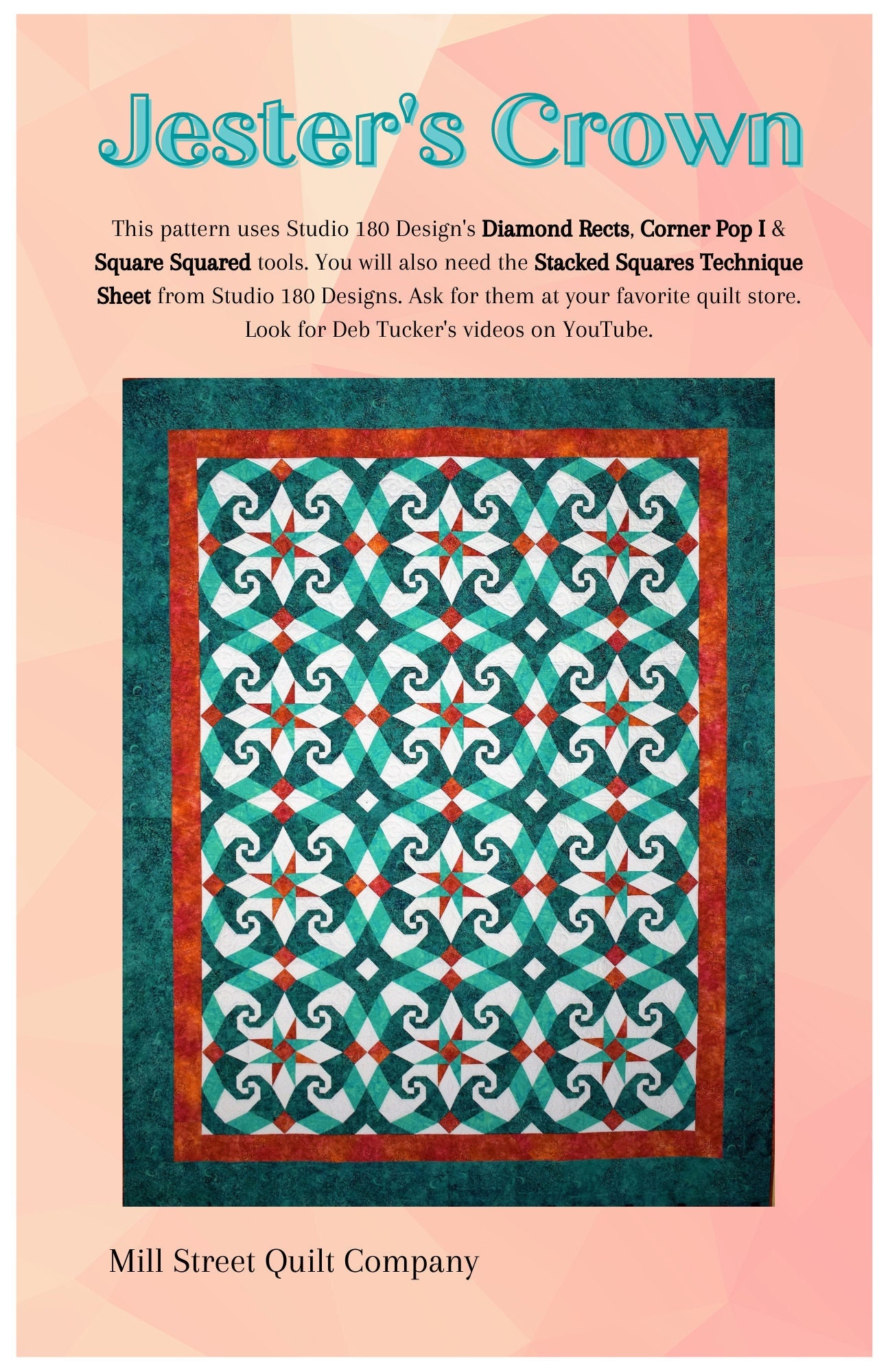 Jester's Crown Quilt Pattern - Etsy