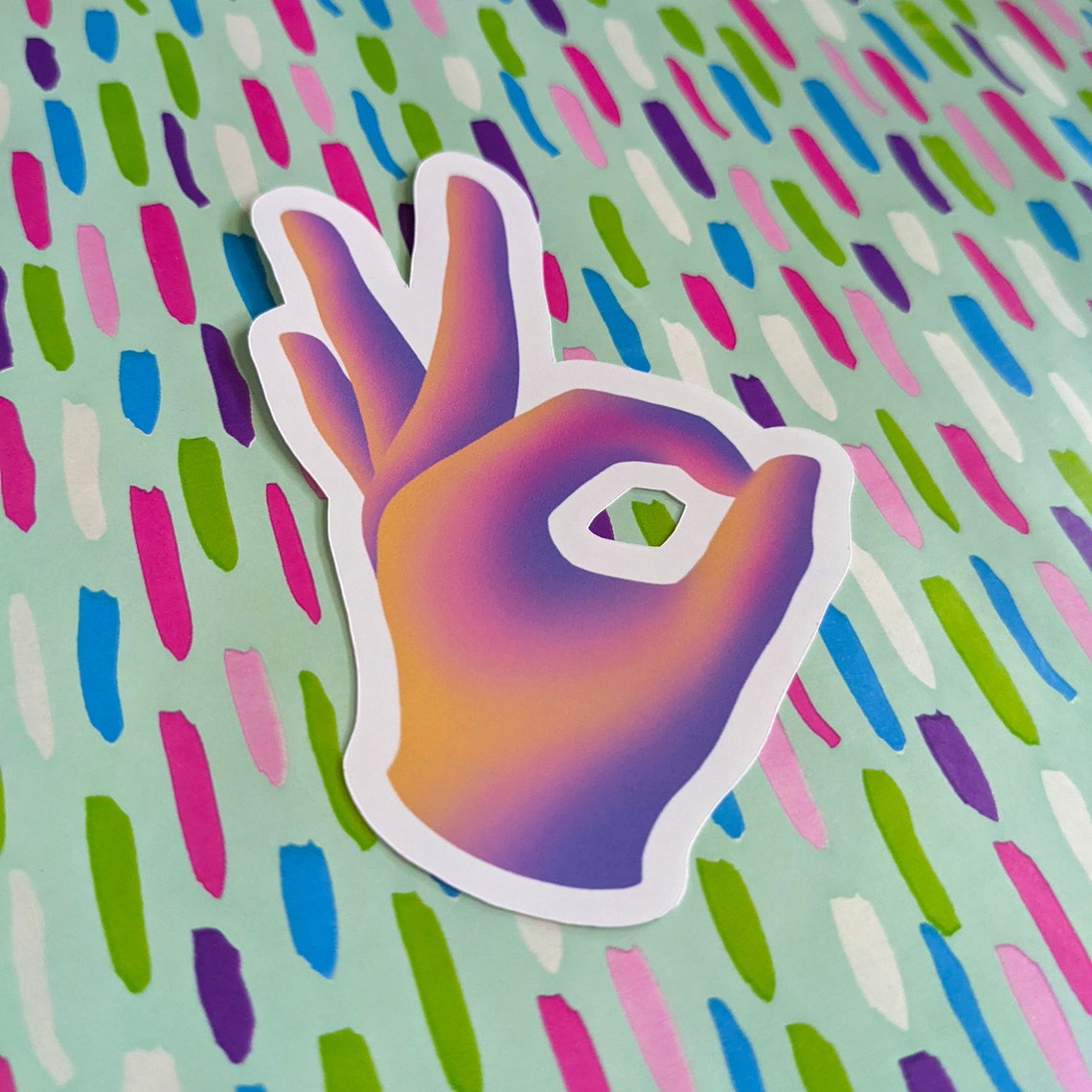 O.K. Gotcha Cute Stickers Laptop Stickers Journal Stickers - Etsy