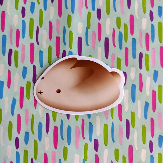 Bunny Bread Bun Cute Stickers Laptop Stickers Journal | Etsy