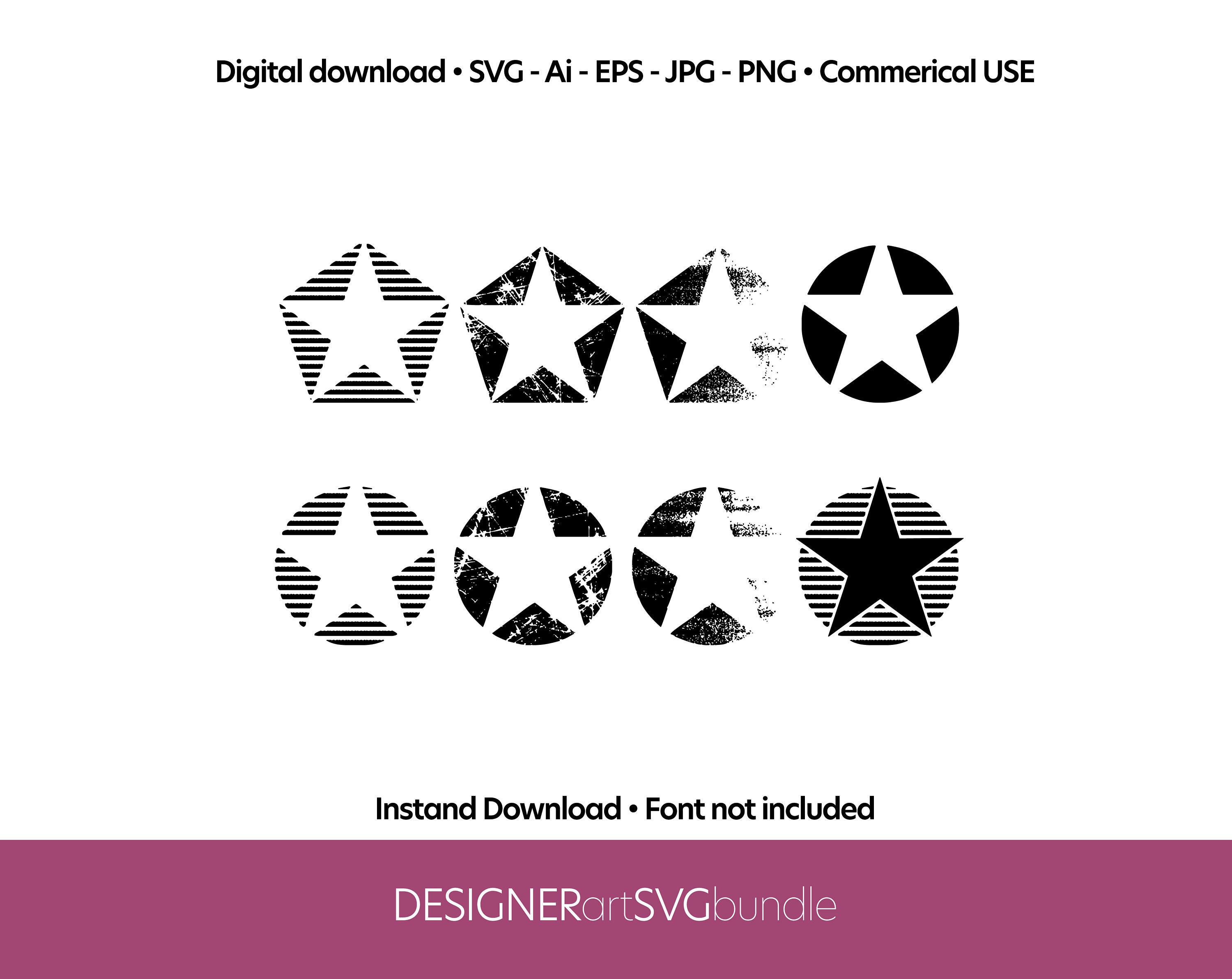 Star SVG Files Stars SVG Bundle Star Svg for Commercial Use America SVG ...