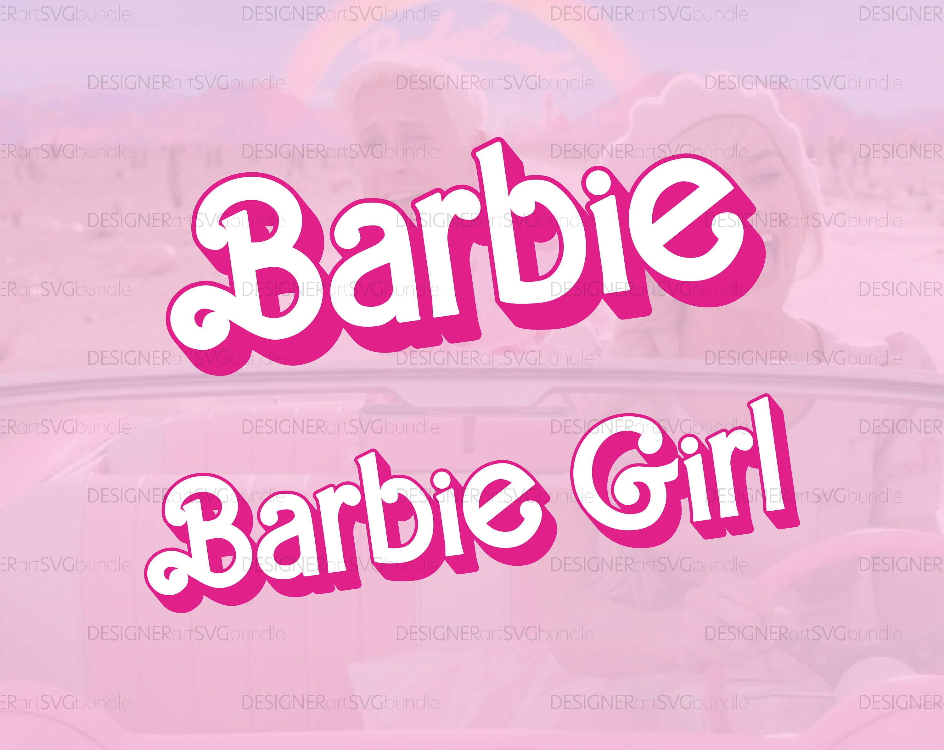 Barbie Font & Color Cricut Fonts Bundle Barbie Fonts - Etsy Australia