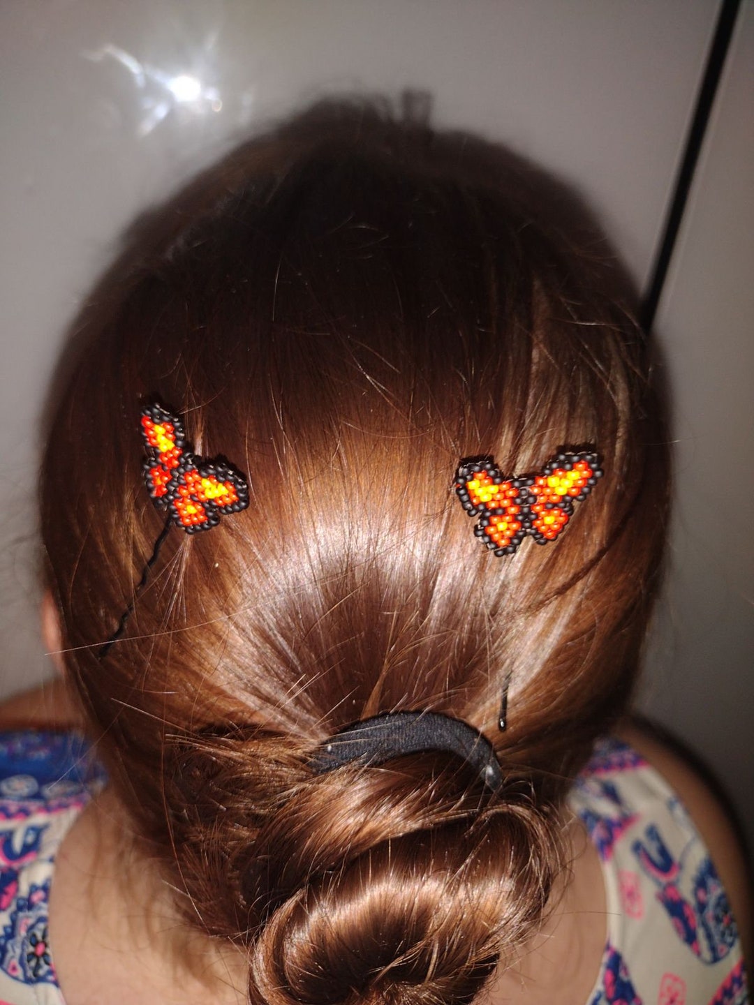 Butterfly Hair Pins Homemade Hair Accessories Beaded Hair Accessories ...