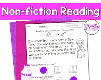 Black History Month Reading Comprehension Women's History Month All ...