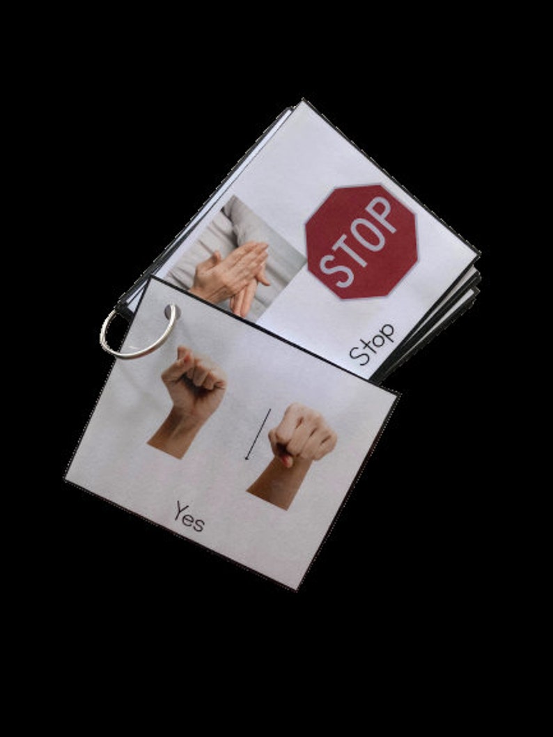 Behavior Visuals Keyring - Behavior Cards - Special Education - Real ...