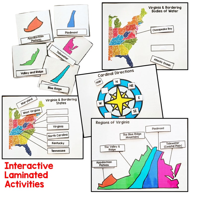 VA Geography | Virginia Studies | Special Education Social Studies Unit ...