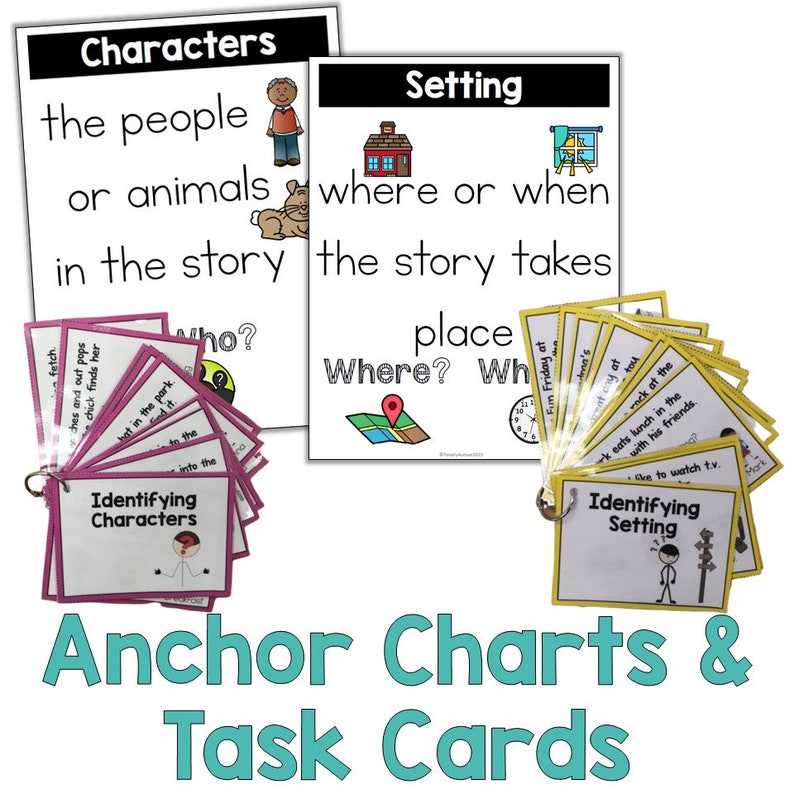 Identify Characters and Setting With Picture Cues | Homeschool Autism ...