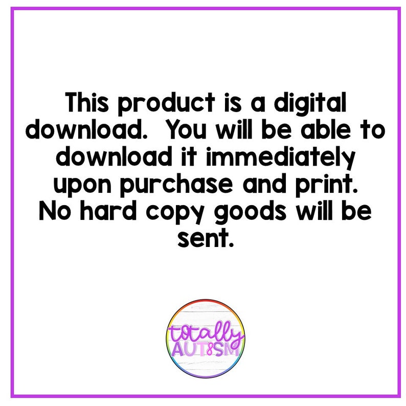 Behavior Visuals Keyring - Behavior Cards - Special Education - Real ...