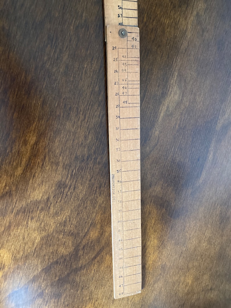 Vintage Mccabe Faultless System of Cutting Ruler - Etsy
