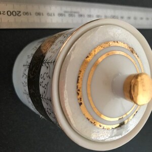 Old Yamayo Japanese China - White and Gold Ceramic Sugar Pot or ...