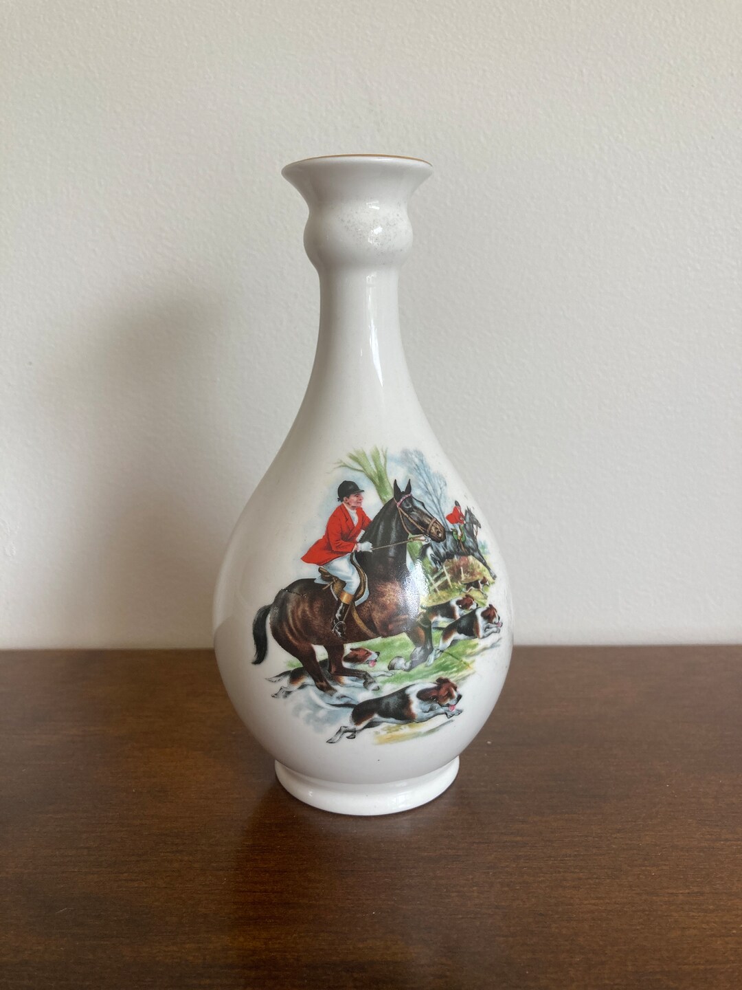 Old Pall Mall Ware Vase With Horse Design - Etsy