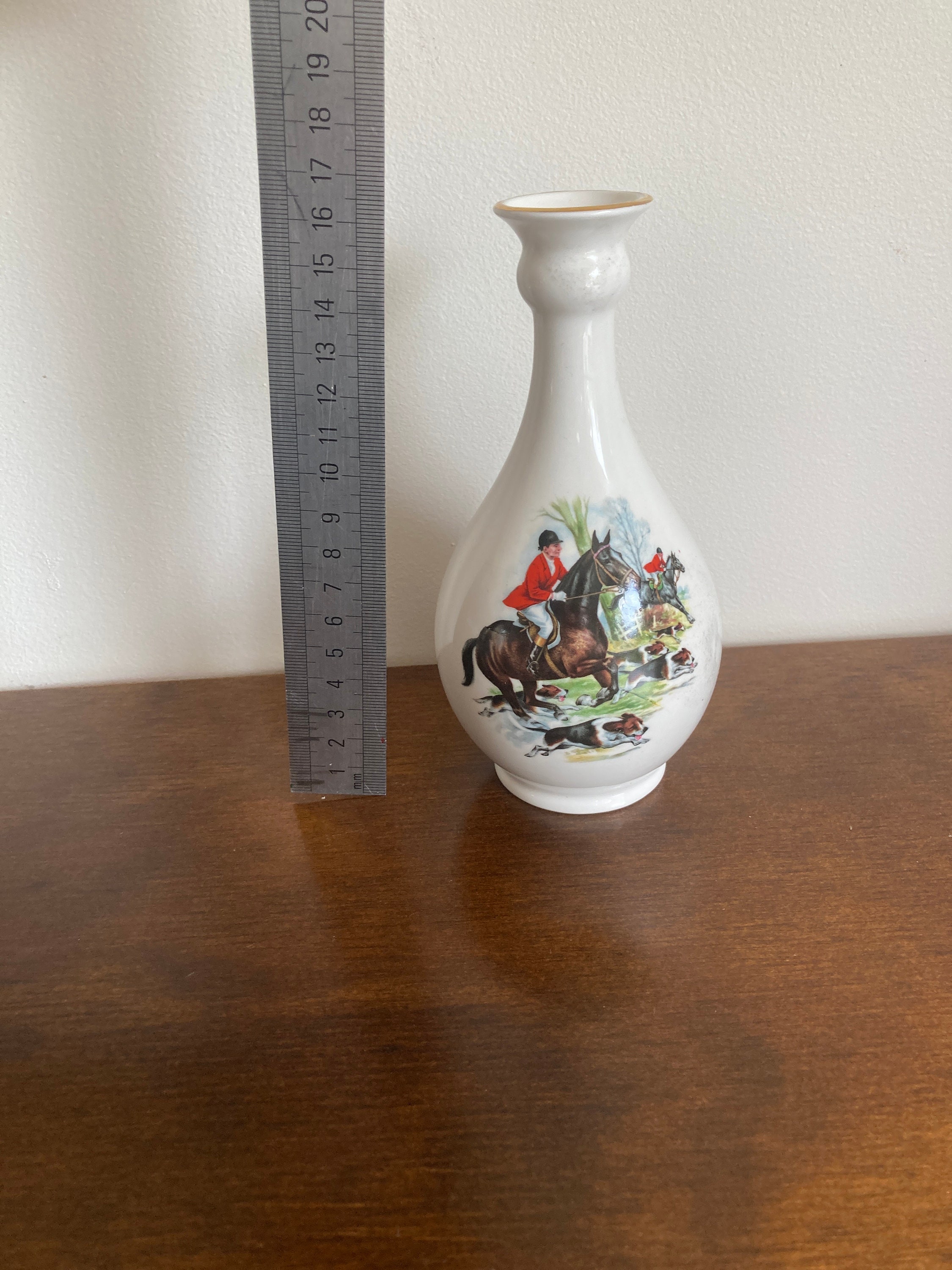 Old Pall Mall Ware Vase With Horse Design - Etsy