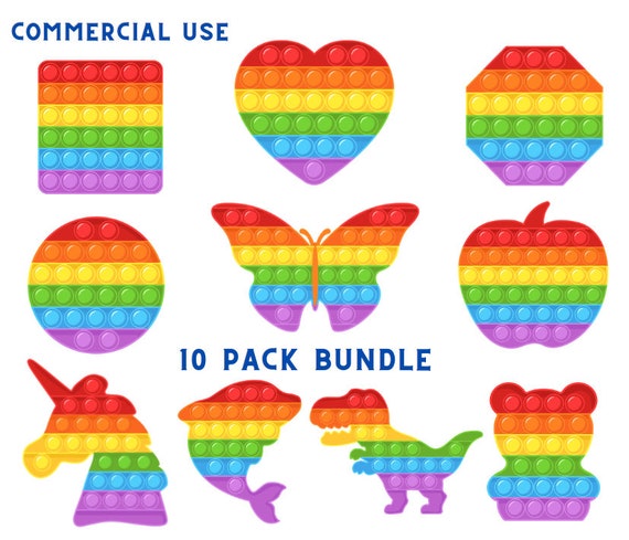 Pop It Svg Bundle DIY Fidget Toys Svg Shirt Anti Stress Svg - Etsy Finland