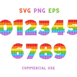 Pop It Svg Bundle DIY Fidget Toys Svg, Pop It Letters Svg, Pop It ...