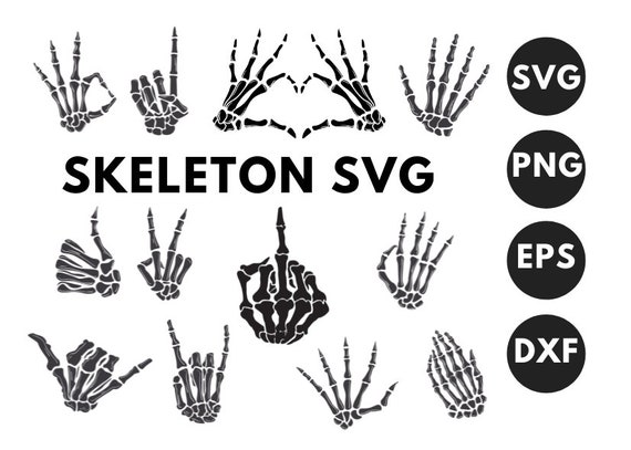 Skeleton Svg Skeleton Hands Svg Skeleton Finger Svg - Etsy