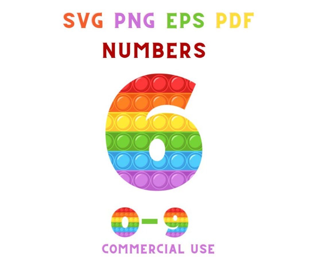 Pop It Svg Bundle DIY Fidget Toys Svg, Pop It Numbers Svg, Shirt Anti ...