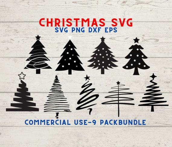 Christmas Tree Svg Bundle Christmas Svg Christmas Tree Svg - Etsy