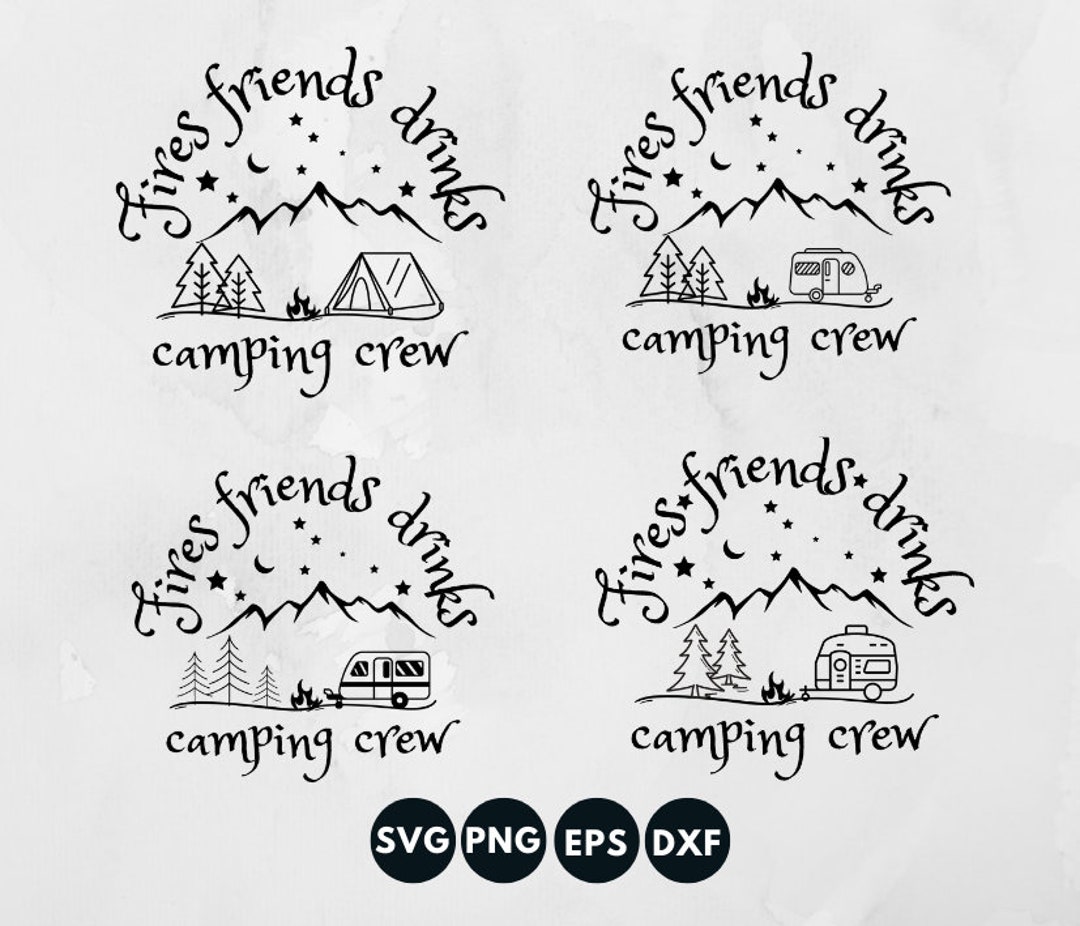 Camping Svg, Camping Crew Svg, Camp Svg, Summer Svg, Camp Life Svg - Etsy