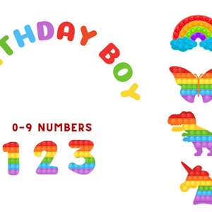 Pop Pit Svg, Birthday Poppit Svg, Birthday Boy Svg, Shirt Anti Stress ...