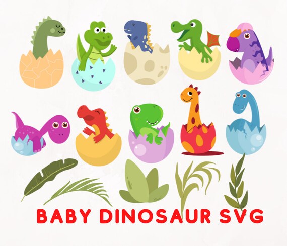 Dinosaur Svg Dinosaur Bundle Svg Baby Dinosaur Svg Dinosaur - Etsy