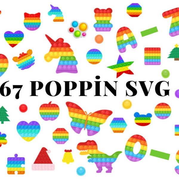 Pop It Clipart - Etsy