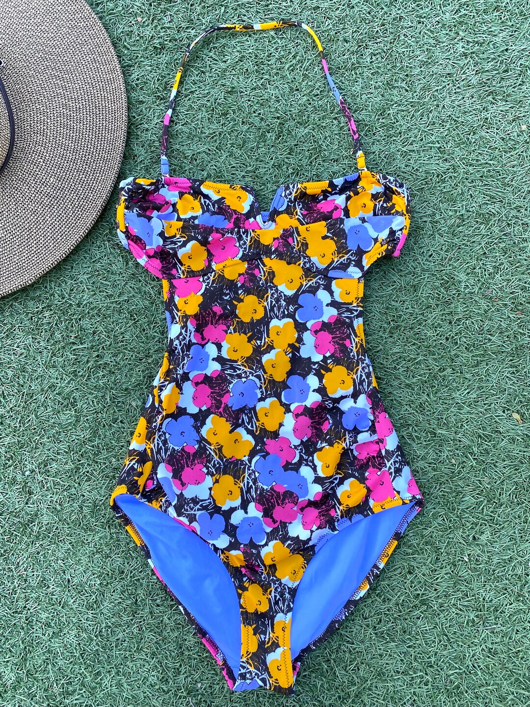 DVF X Andy Warhol Poppy Print Swimsuit (2014) - Etsy