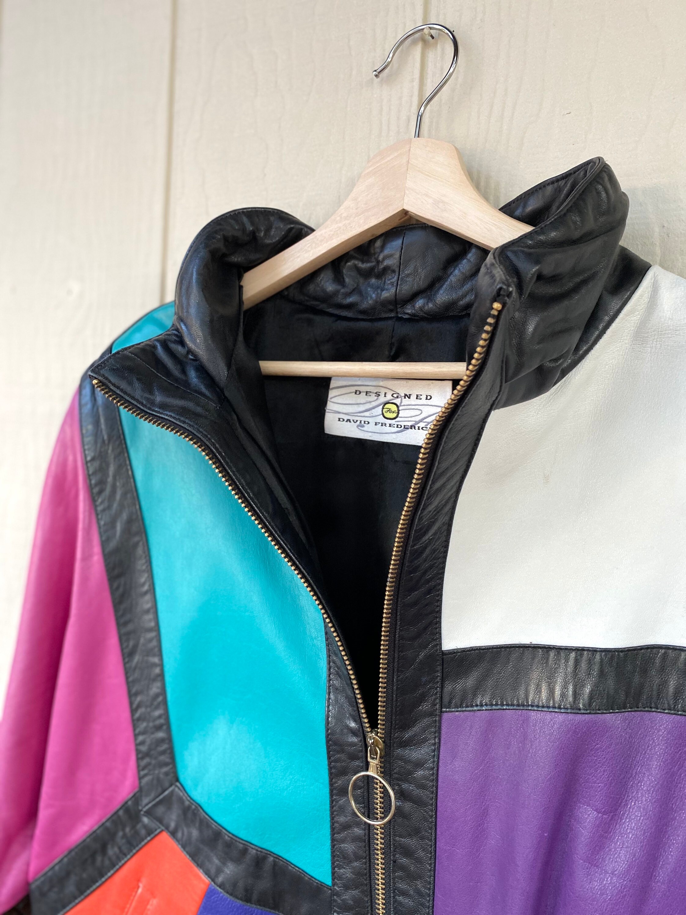 1980s 80s Vintage Colorblock Patchwork New Wave Hip Hop Style - Etsy