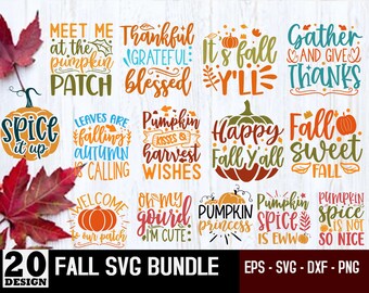 Thanksgiving SVG Bundle, Autumn SVG Bundle, Fall Svg, Autumn Svg, Fall ...