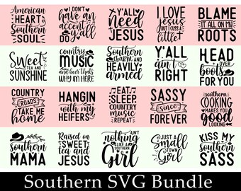 Southern SVG Bundle, Farm Girl SVG, Cut Files Cowboy Svg, Farm Life Svg ...