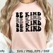 Be Kind Outline Svg, Be Kind Svg, Kindness Svg, Kind Quote Svg, Be Kind ...
