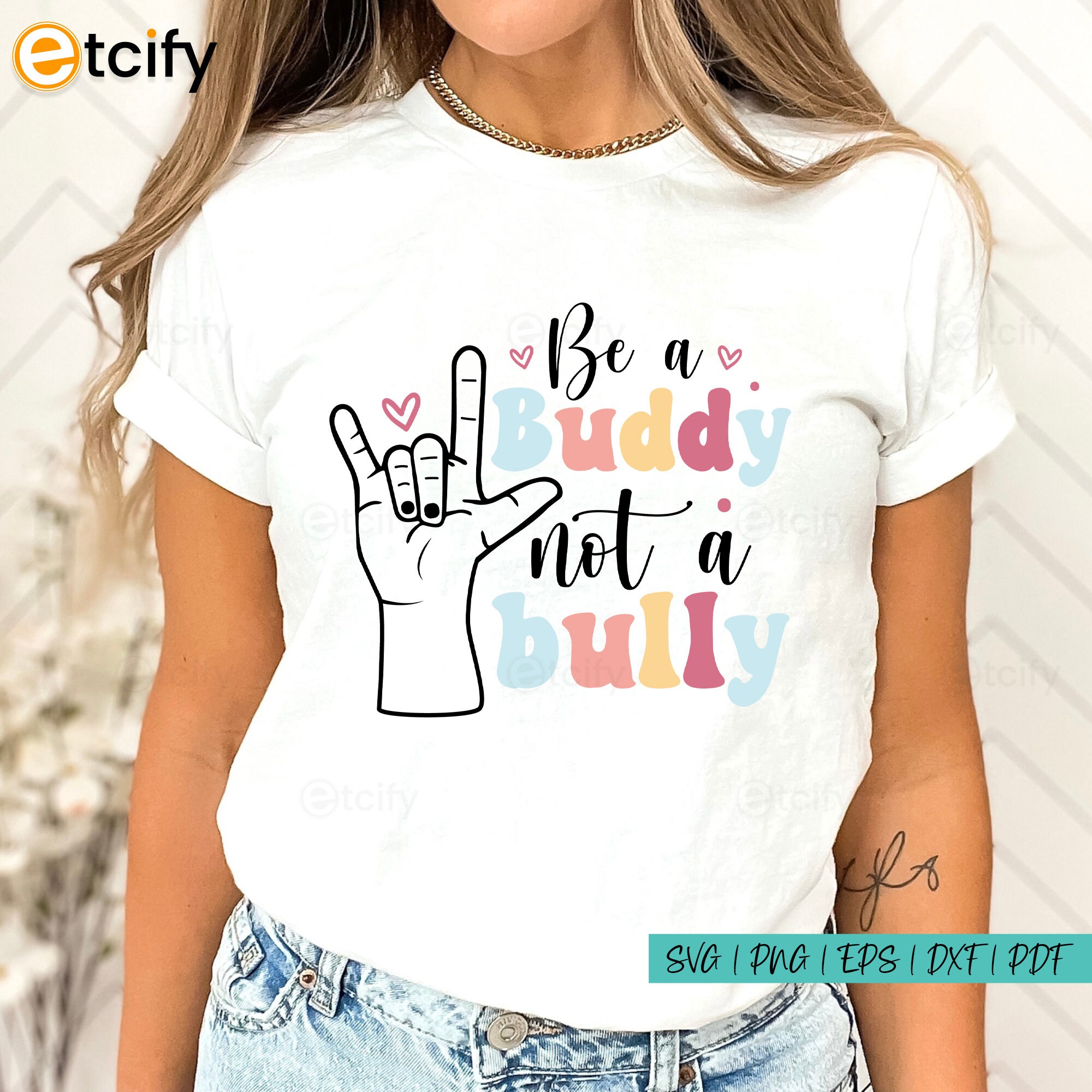 Boho Kindness Svg Png Bundle, Anti Bullying Svg Bundle, Retro Kindness ...