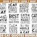 Cat Quotes Svg Bundle, Funny Cat Deign, Cat Svg, Mom Life Svg, Cat ...