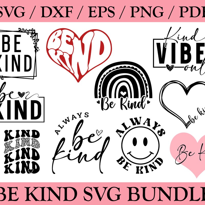 Kind Svg - Etsy