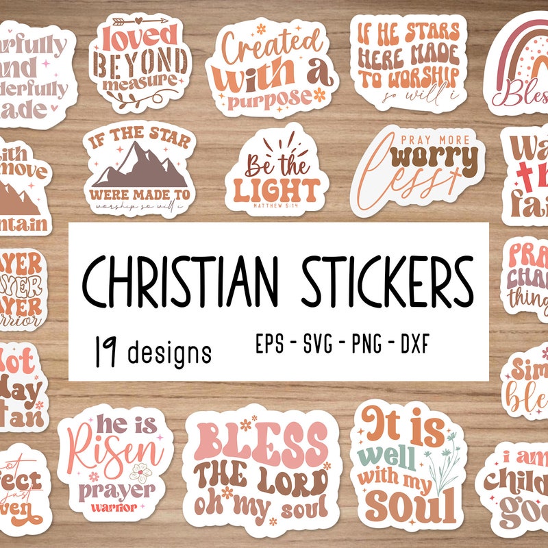 Christian Png Stickers - Etsy