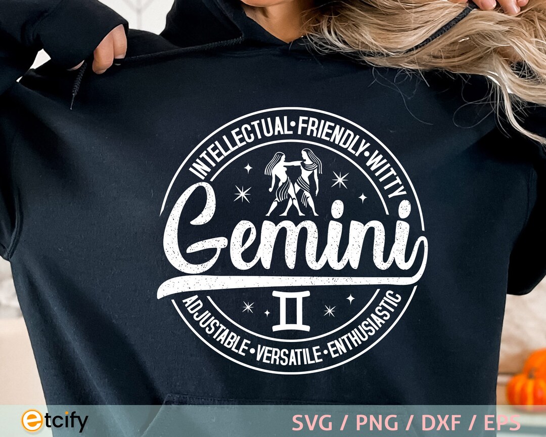 Gemini, Gemini Svg, Gemini Shirt Design, Zodiac Sign, Gemini Png ...