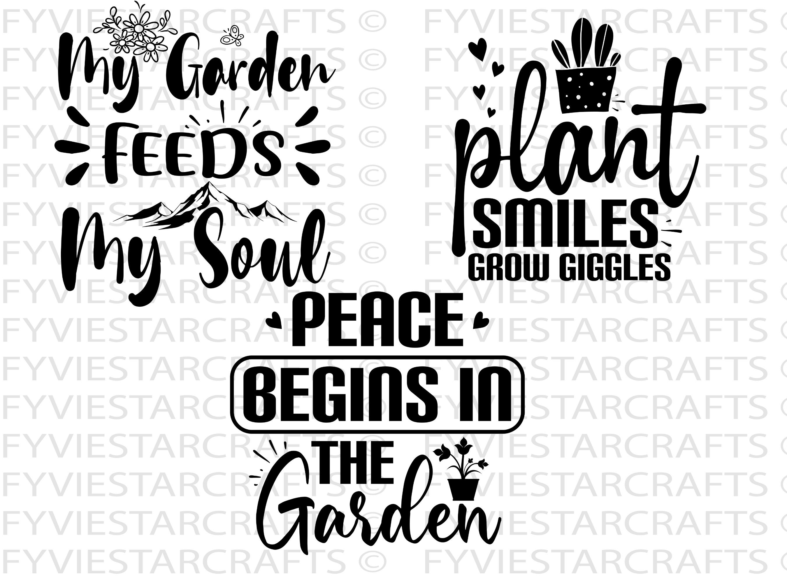 Plant Lover SVG Bundle, Plant Quotes Svg, Garden Svg, Garden SVG Bundle ...