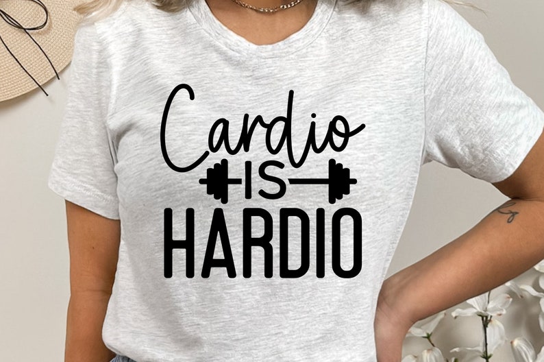 Cardio is Hardio Svg, Gym Svg Bundle, Workout Svg Bundle | Fitness Svg ...