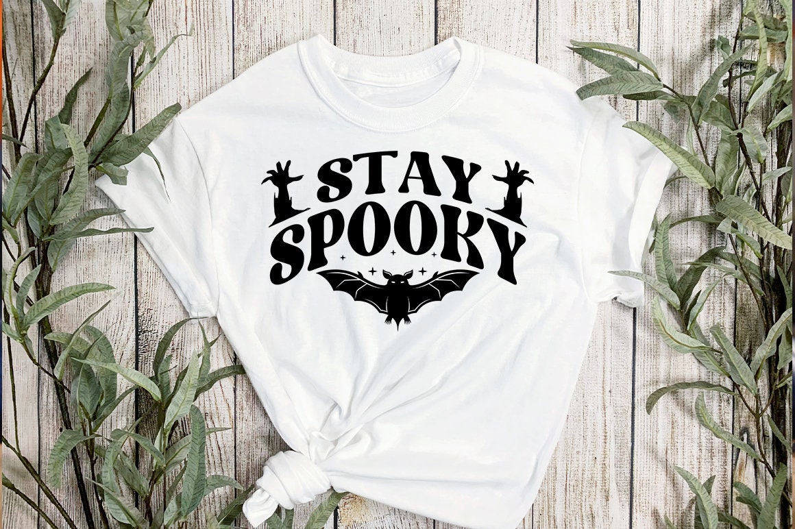 Stay Spooky Svg, Halloween Retro Svg, Cute Halloween SVG, Ghost Svg ...