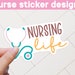 Nurse Printable Stickers, Nurse Png Stickers, Nurse Svg Bundle, Sticker ...