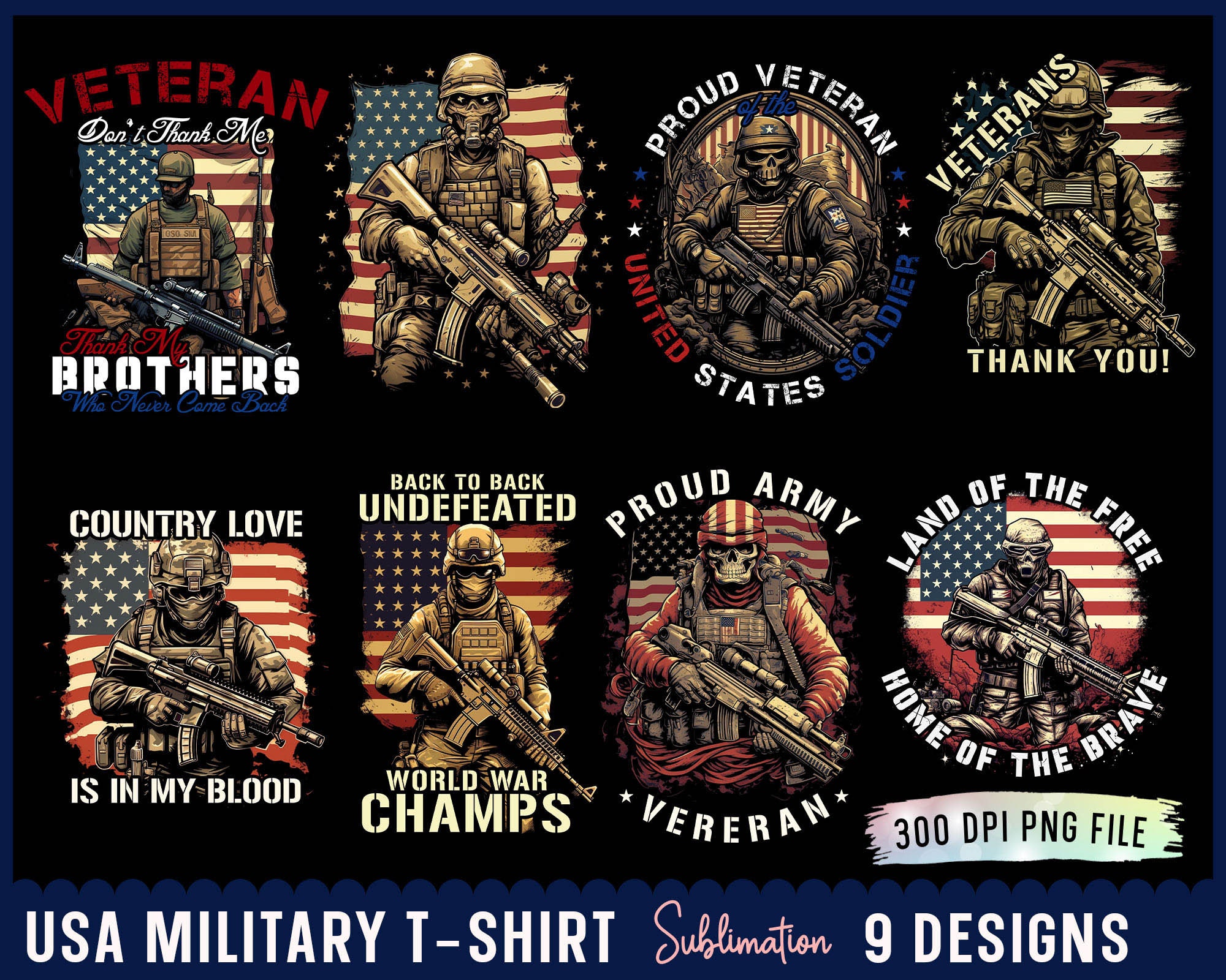 Cool Military T Shirt Designs