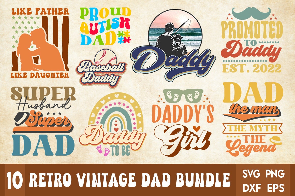 Fathers Day Mega Bundle, Happy Father's Day Bundle, Dad Bundle, Dad Svg ...