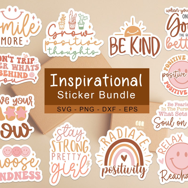 Inspirational Stickers - Etsy
