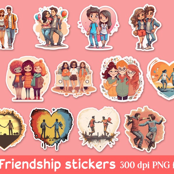 Best Friend Sticker - Etsy