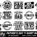 Fathers Day Mega Bundle, Happy Father's Day Bundle, Dad Bundle, Dad Svg ...