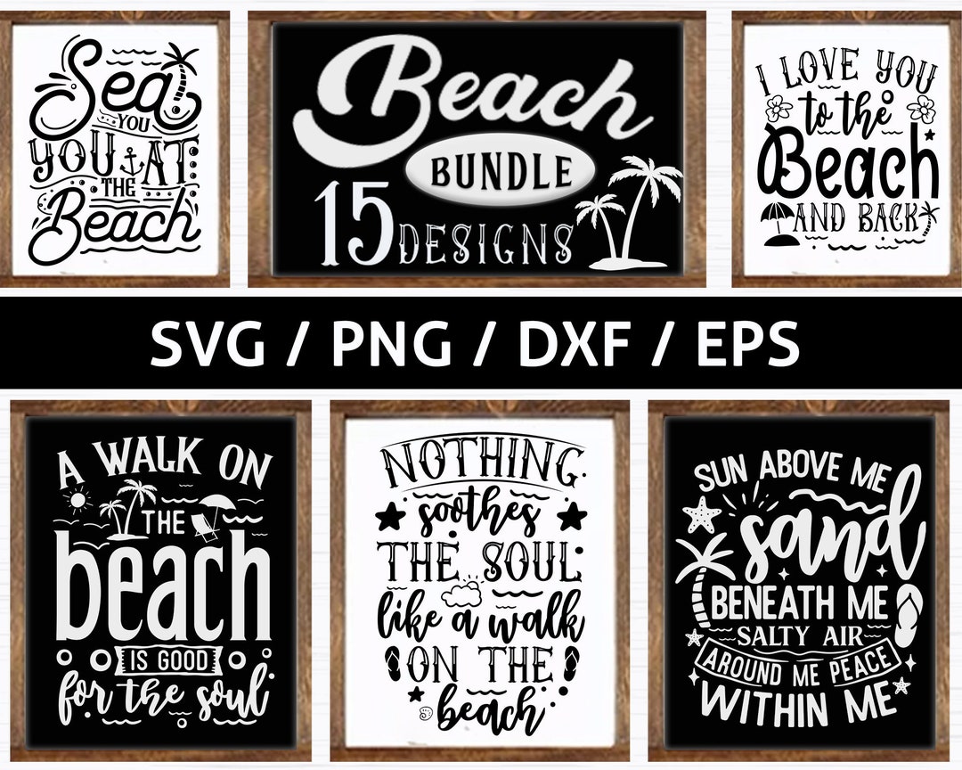 Beach Svg Bundle, Summer Svg Bundle, Beach Funny Sayings, Beach SVG ...